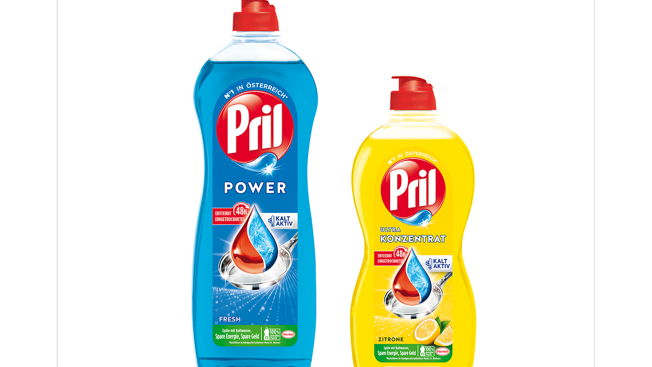 Pril Power Gele mit leistungsstärkerer 48h-Formel